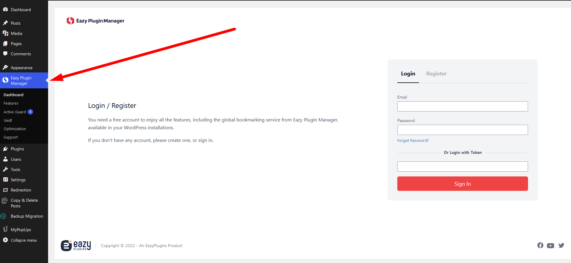 Dashboard - EazyPlugins