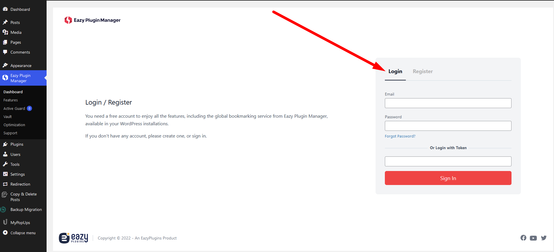 Dashboard - EazyPlugins