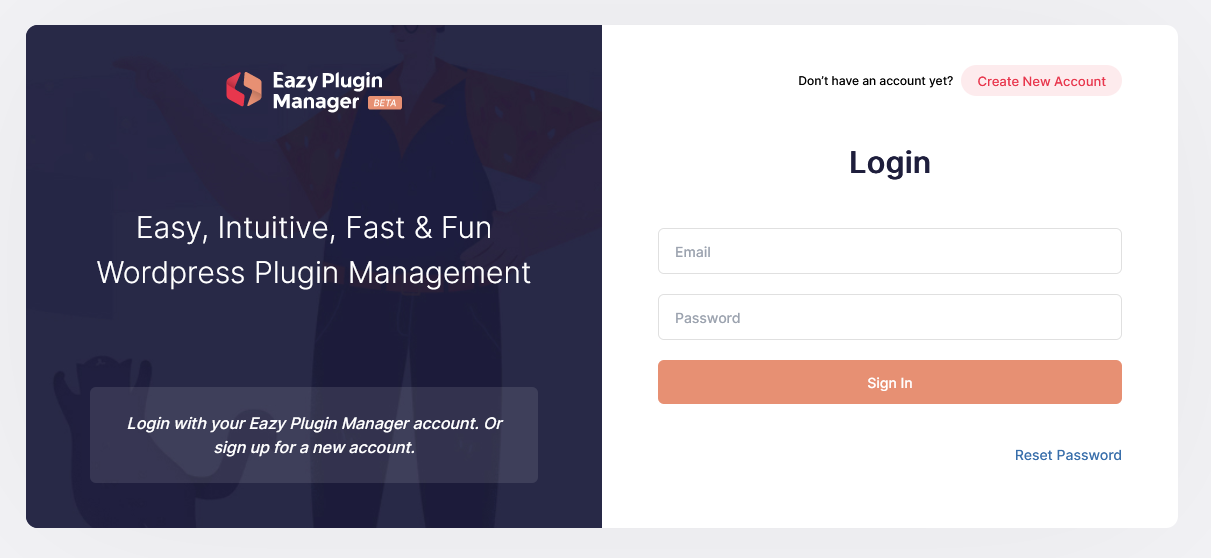 Registration / Login to Eazy Plugins Manager (Remote) - EazyPlugins